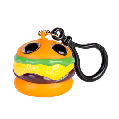 Burger Eye Popper Keychain I Quirky & Unique Accessory