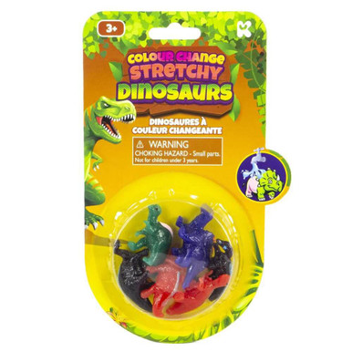 Colour Change Stretchy Dinosaurs I Sensory Fidget Toy