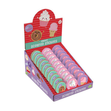 Scratch & Sniff Stickers - Sweet Scented in Round Tin