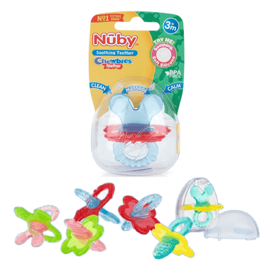 Nuby Chewbies Soft Silicone Teether - Sensory Oasis for Kids