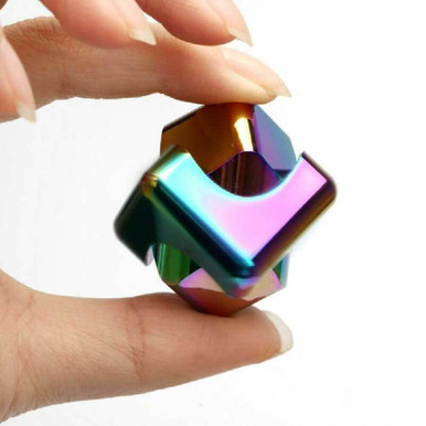 Metal Spinning Cube - Sensory Oasis for Kids
