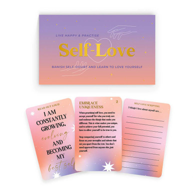 Live Happy & Practice Self-Love Cards - Sensory Oasis for Kids
