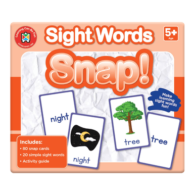 Sight Words Snap - Sensory Oasis for Kids