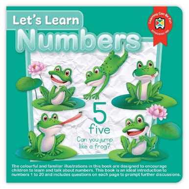 Let's Learn Numbers Book - Sensory Oasis for Kids
