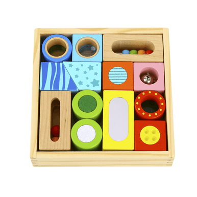 Multifunction Blocks With Texture & Sound - Sensory Oasis for Kids
