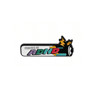 Powered By ADHD Lapel Pin