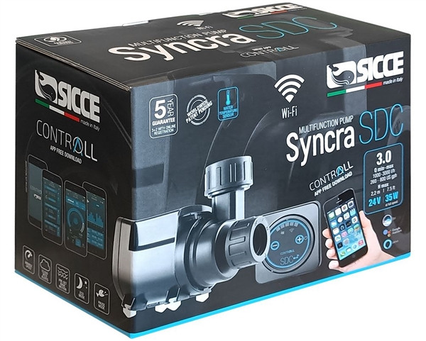 Sicce Syncra SDC 3.0 Controllable DC Pump 400-800gph