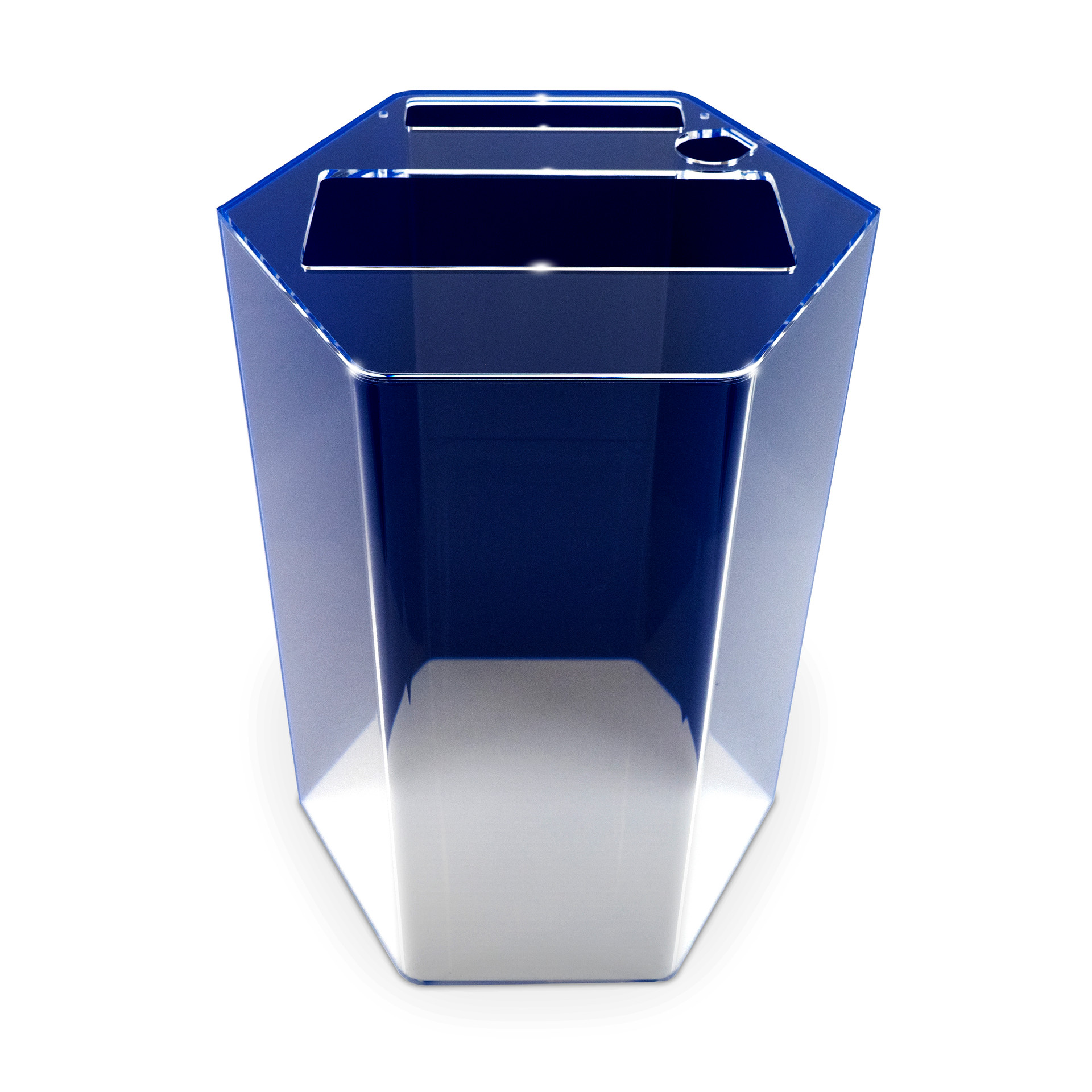 SeaClear 28-Gallon 18"Lx18"Wx20"H Hexagon Acrylic Fish Tank 28g Hex ...