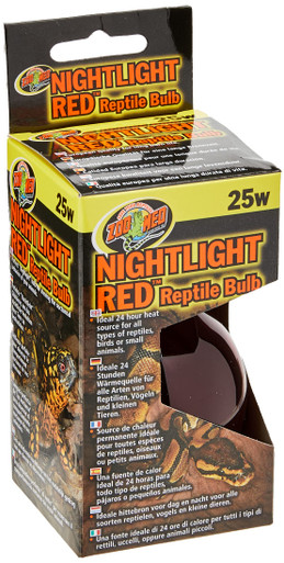 ZooMed Nightlight Red Reptile Bulb 25 Watt