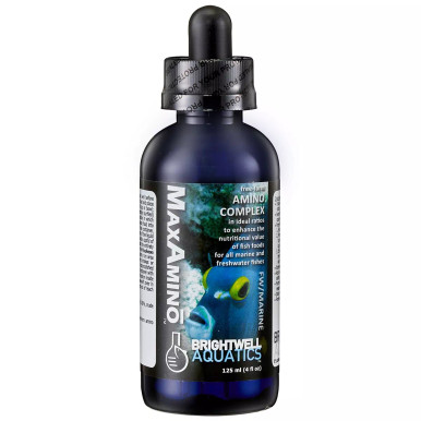 Brightwell MaxAmino Free Form Amino Complex for Enhancing Fish Food 125mL