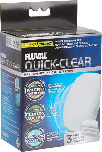 Hagen Fluval Quick-Clear Pad 106/107 and 206/207 3 pk