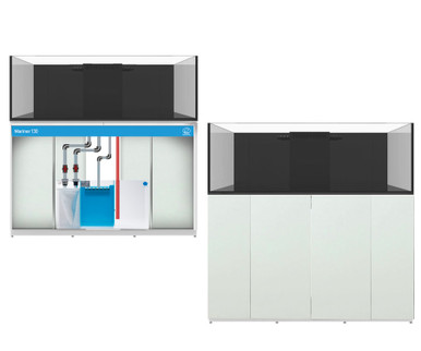 Eshopps Mariner 130 Rimless Aquarium w/ Stand 130 gal White