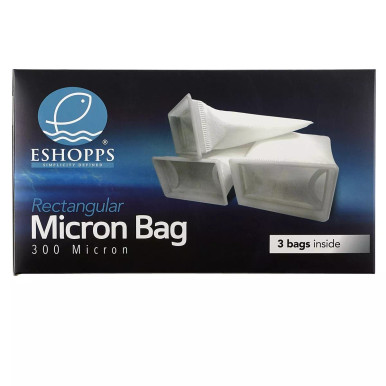 Eshopps Rectangle Filter Sock 300 Micron (3 Pack)