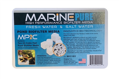 MarinePure High Performance Biofilter Media MP2C 2 CU FT @ Fish Tanks ...