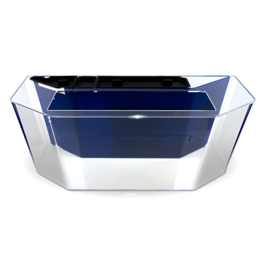 SeaClear System II 55-Gallon 48"Lx15"Wx20"H Flat Back Hexagon Acrylic ...