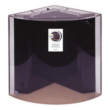Clear-for-Life Quadra 50-Gallon 24"Lx24"Wx24"H Quarter Cylinder Acrylic ...