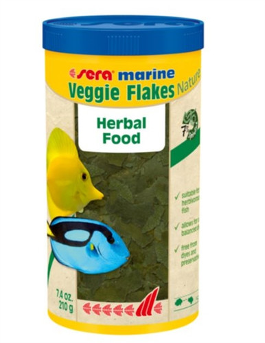 Sera Marine Veggie Flakes Nature Herbal Food 250mL
