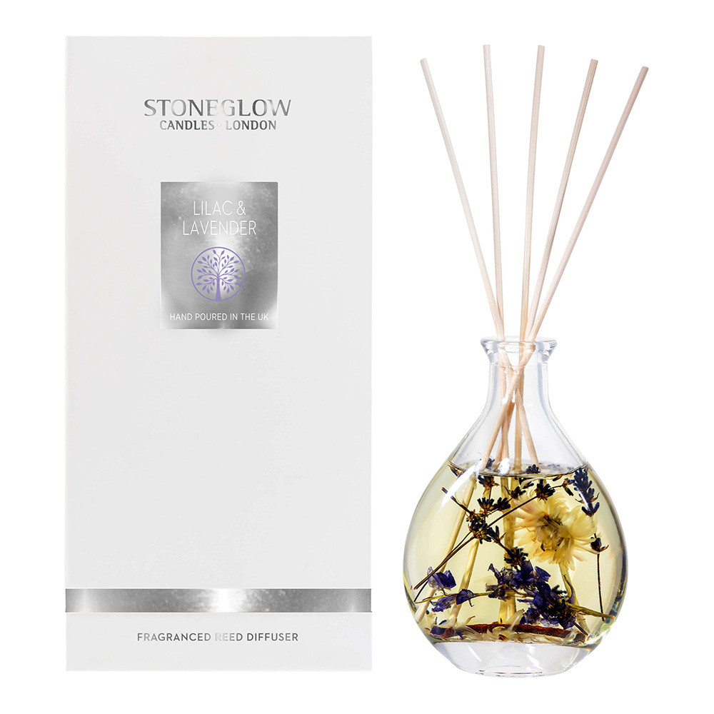 Stoneglow Nature's Gift Lilac & Lavender Reed Diffuser | Bath & Unwind ...