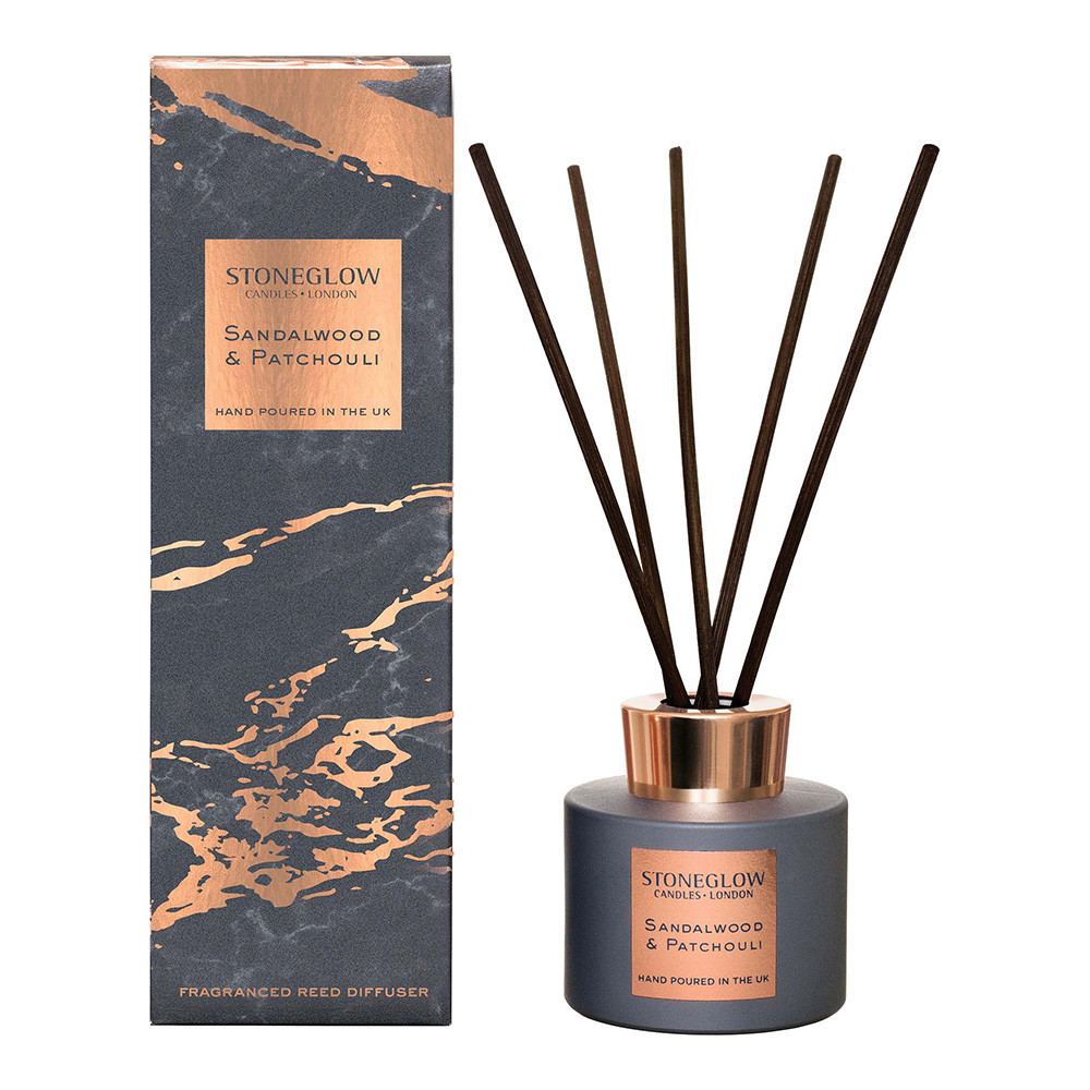 Stoneglow Luna Sandalwood & Patchouli Reed Diffuser | Bath & Unwind ...