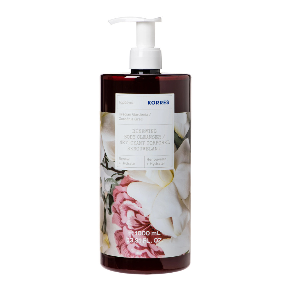 Korres Gardenia Body Cleanser 1 Litre | Bath & Unwind | Official Stockist
