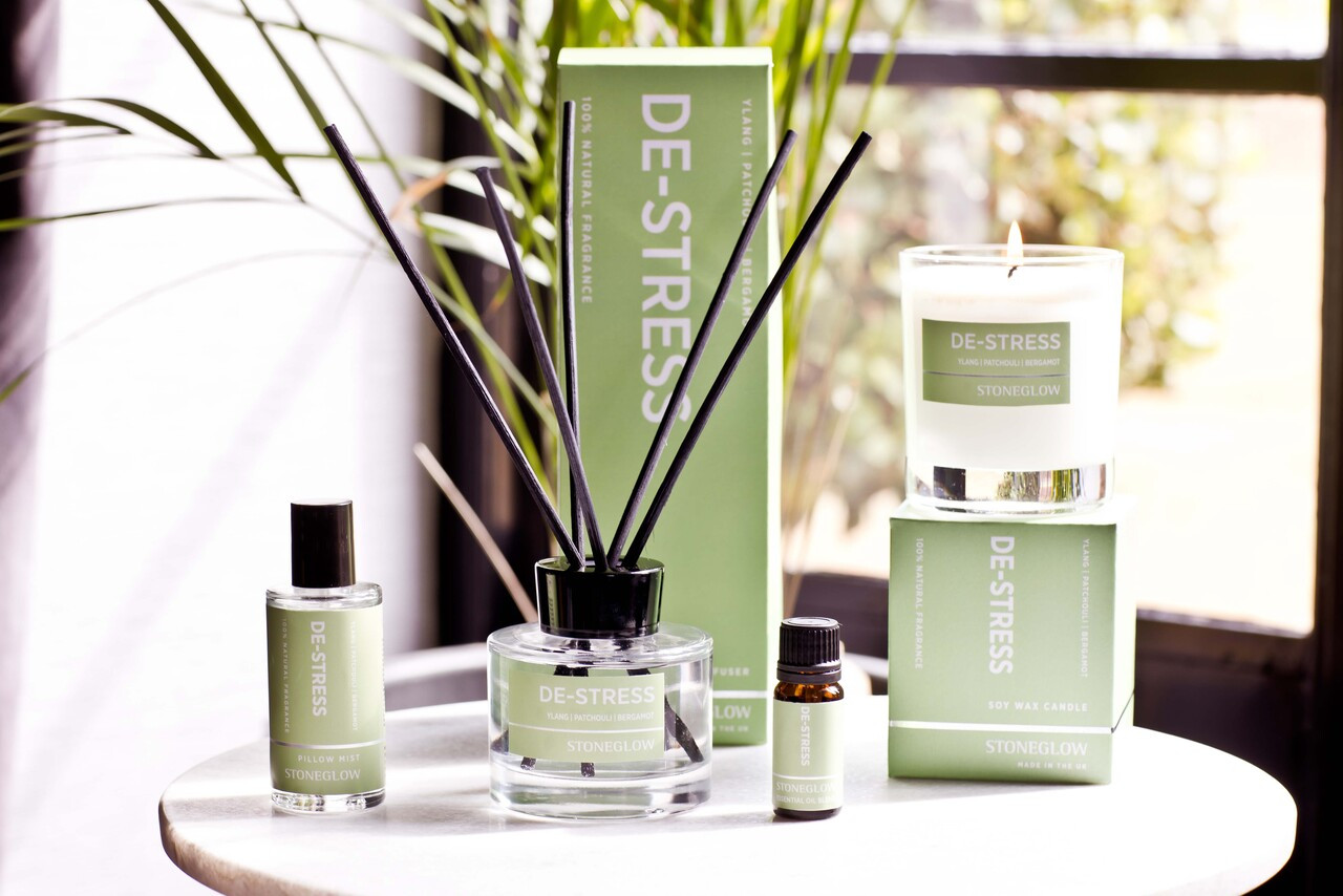 Stoneglow Wellbeing De-Stress Reed Diffuser | Bath & Unwind | Official ...