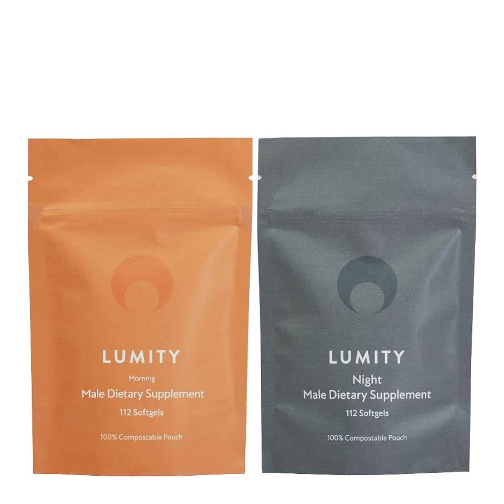 Lumity Life Morning & Night Male Supplement Pouches Refill | Bath ...