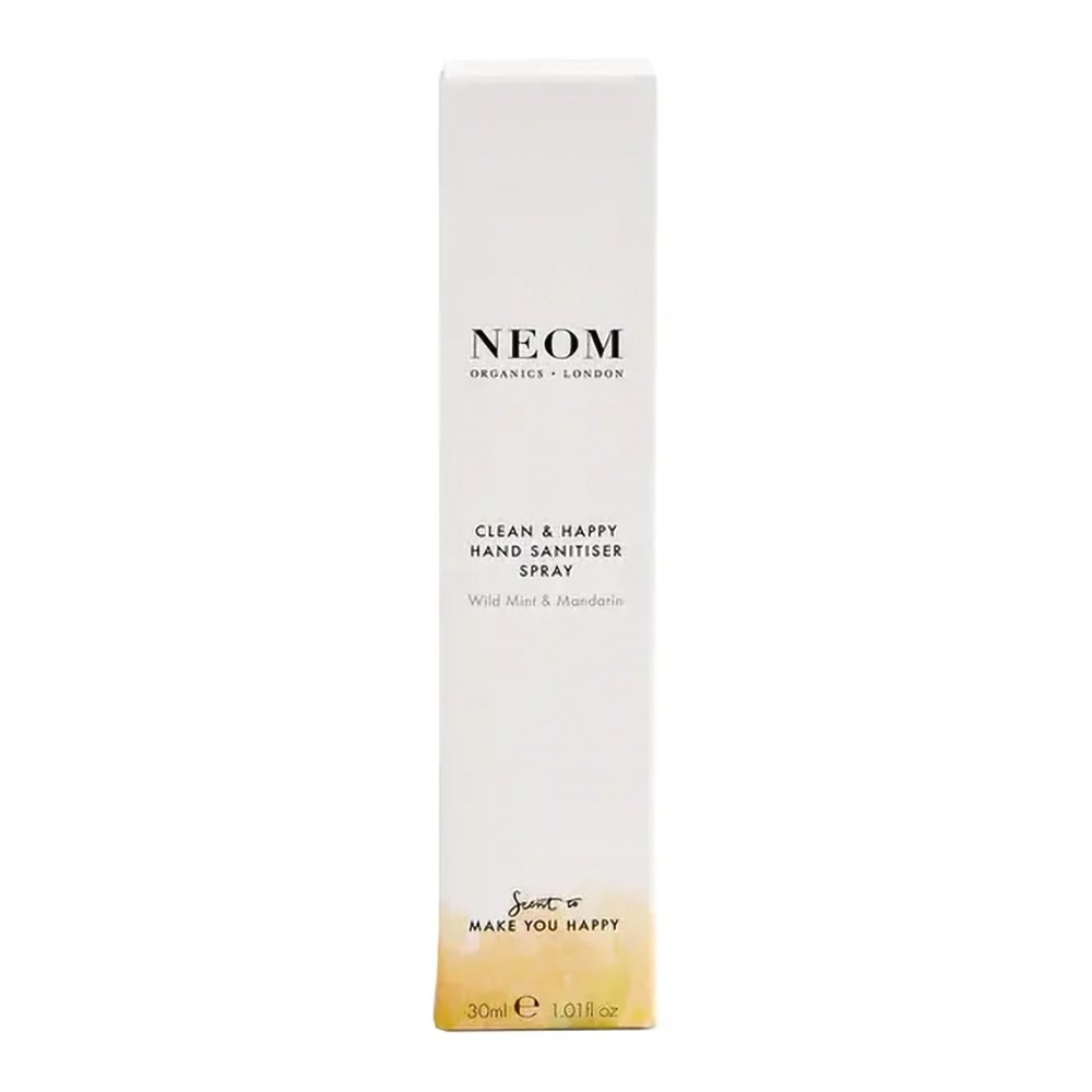 Neom Clean & Happy Hand Sanitiser Spray | Bath & Unwind | Official Stockist