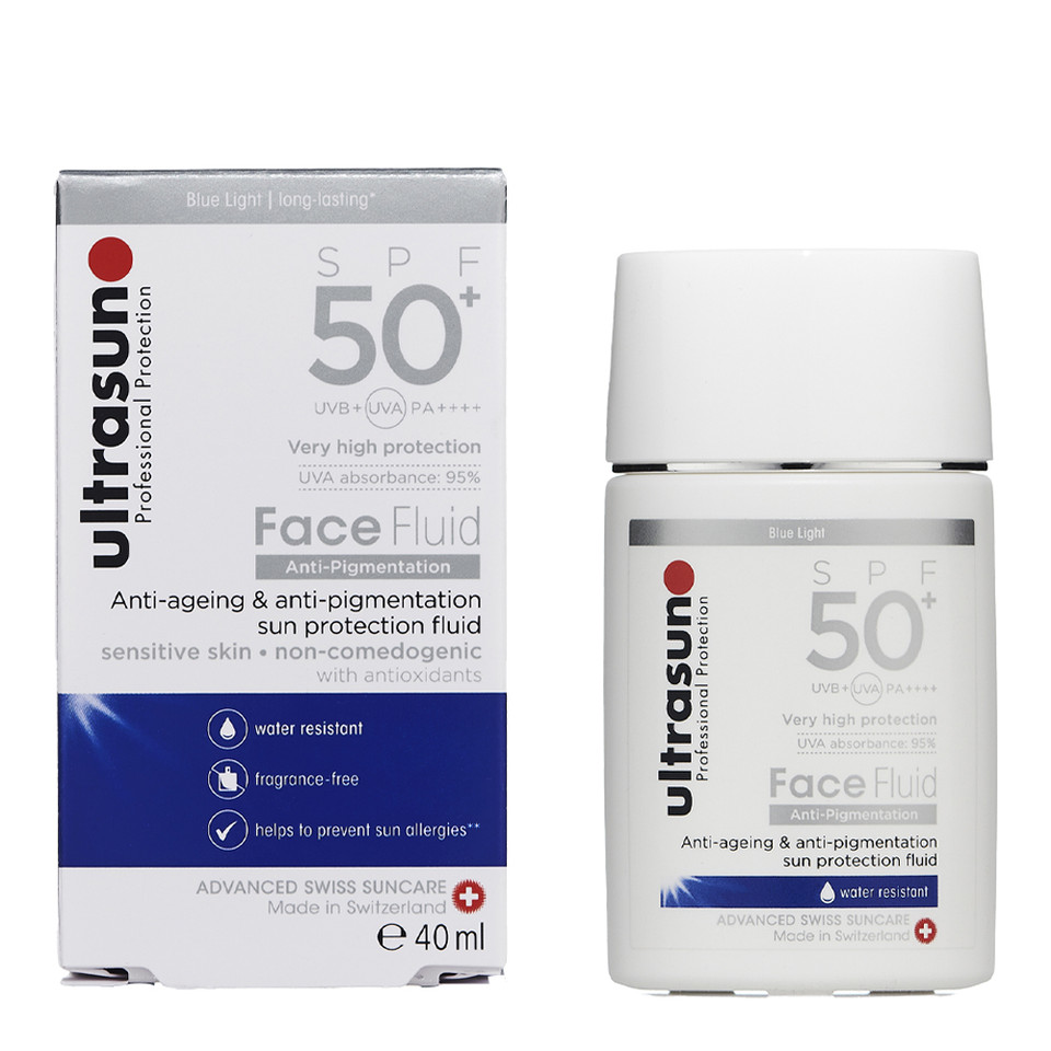 Ultrasun Face Fluid Anti Pigmentation Tinted SPF50 40ml | Bath & Unwind ...