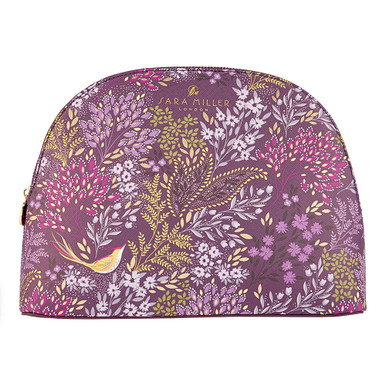Sara Miller Haveli Garden Large Cosmetic Bag Purple | Bath & Unwind ...