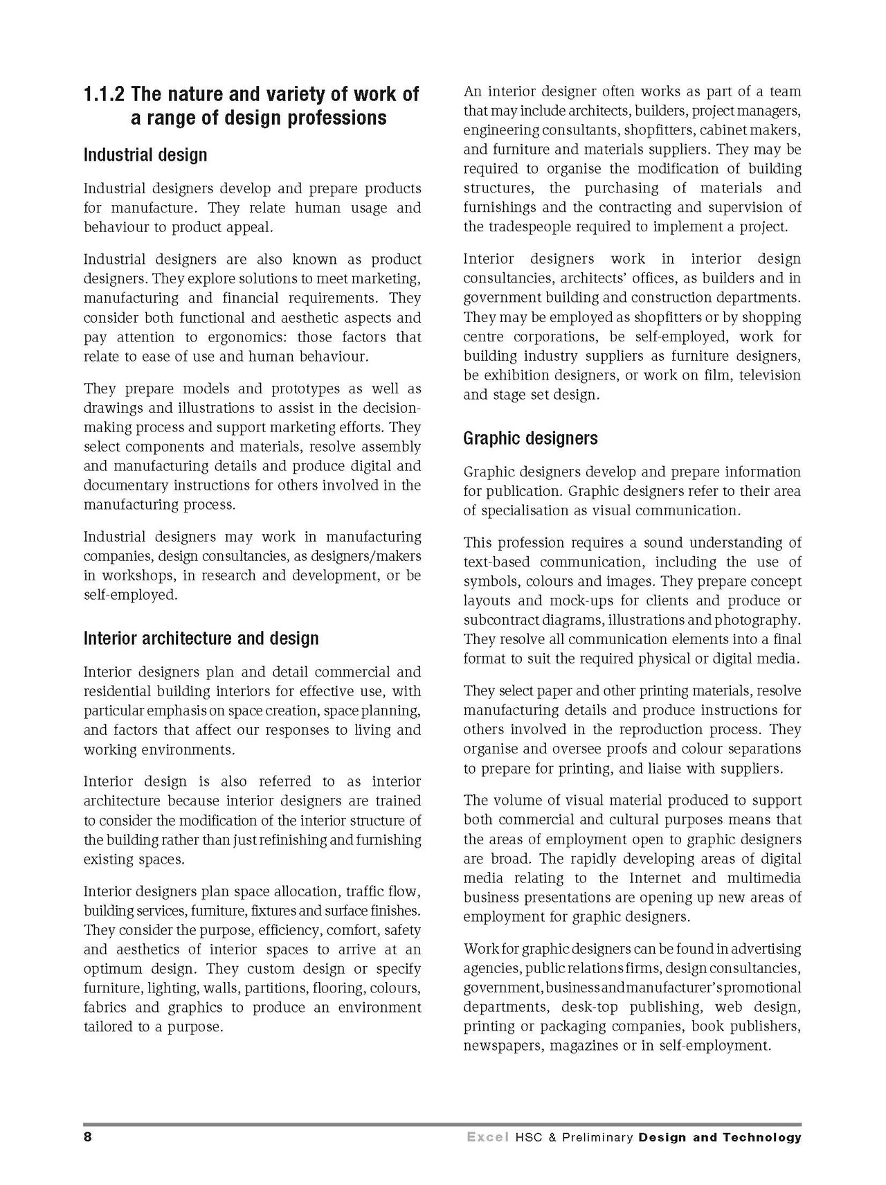 Excel HSC and Preliminary Design and Technology Years 11Ã¢â‚¬â€œ12 ...