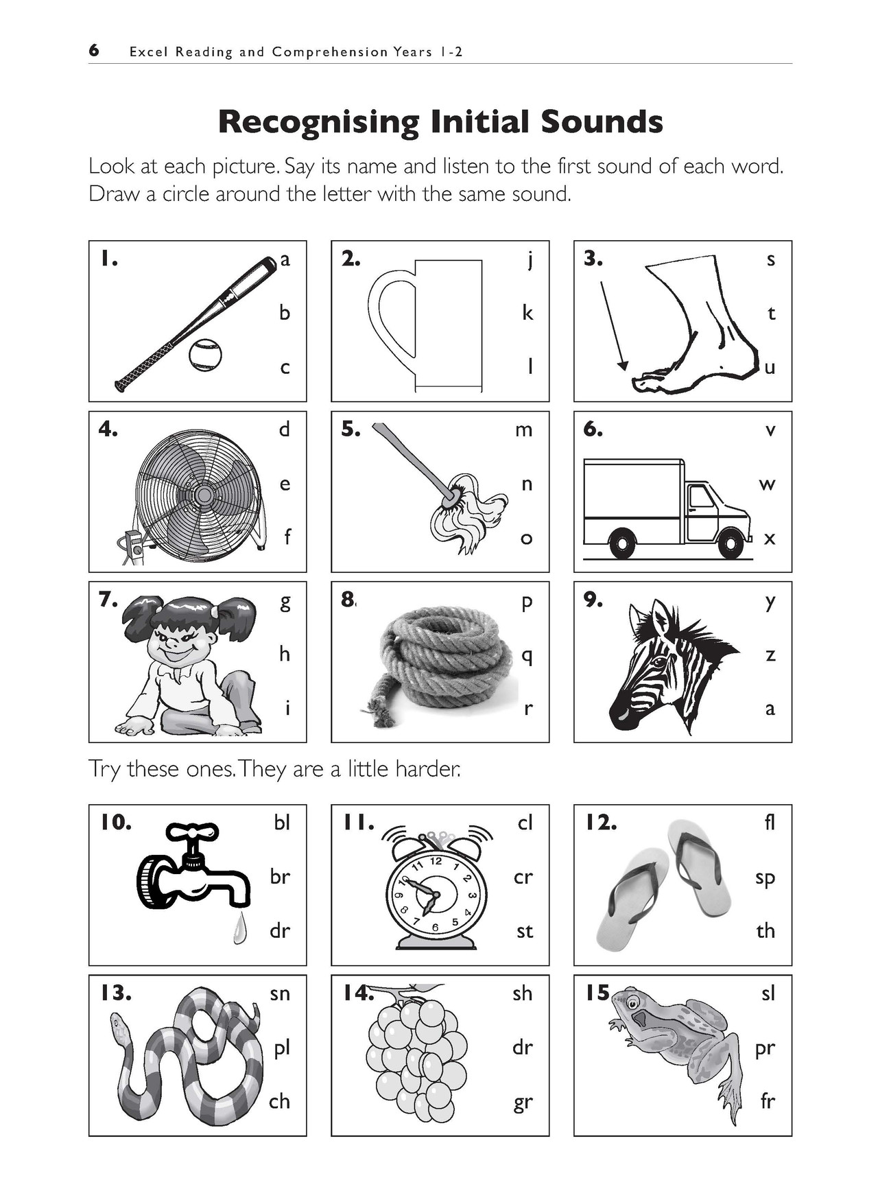 Excel Basic Skills Reading and Comprehension Years 1Ã¢â‚¬â€œ2 | Pascal ...
