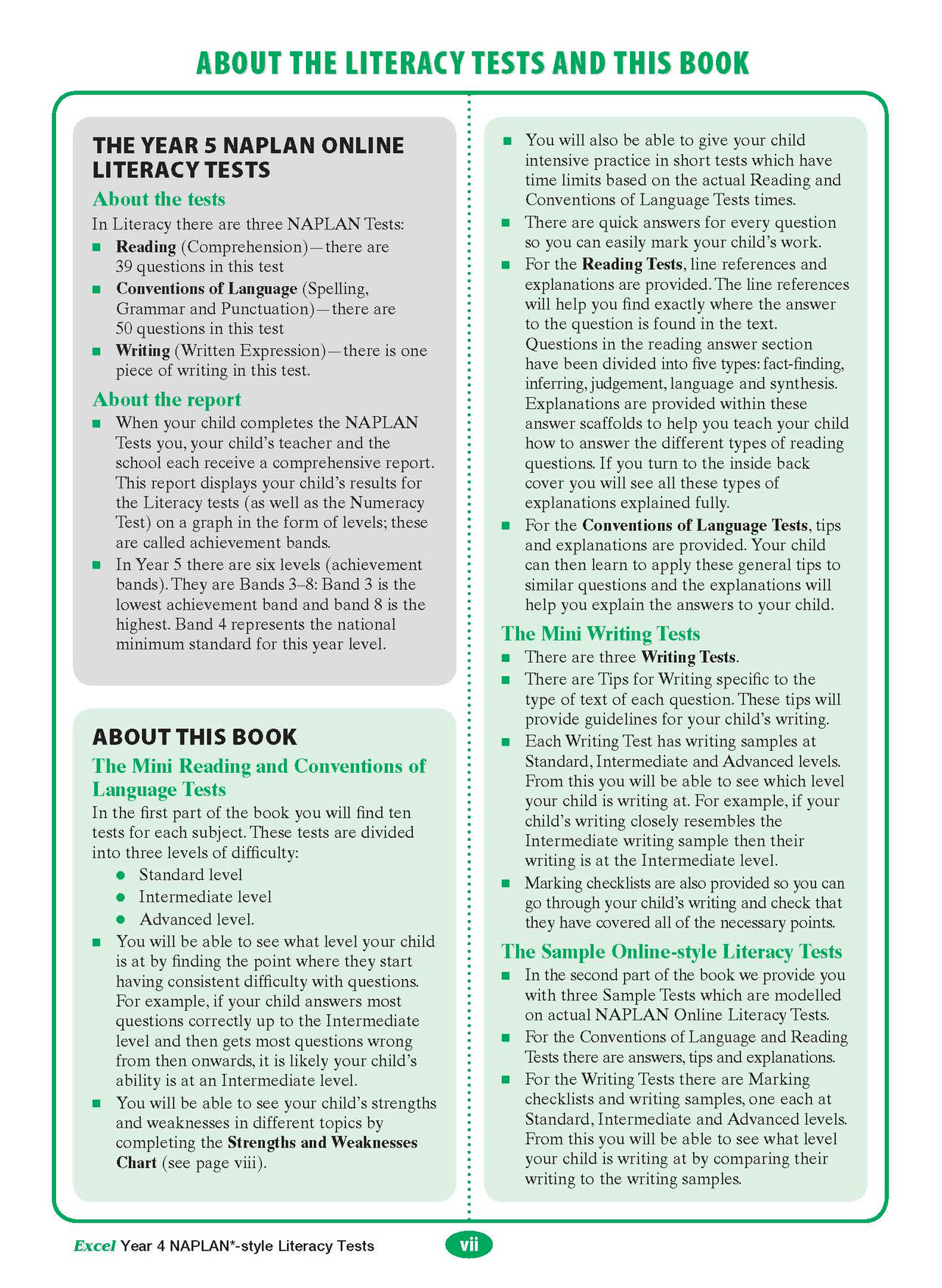 Excel - Year 4 NAPLAN*-style Literacy Tests | Pascal Press