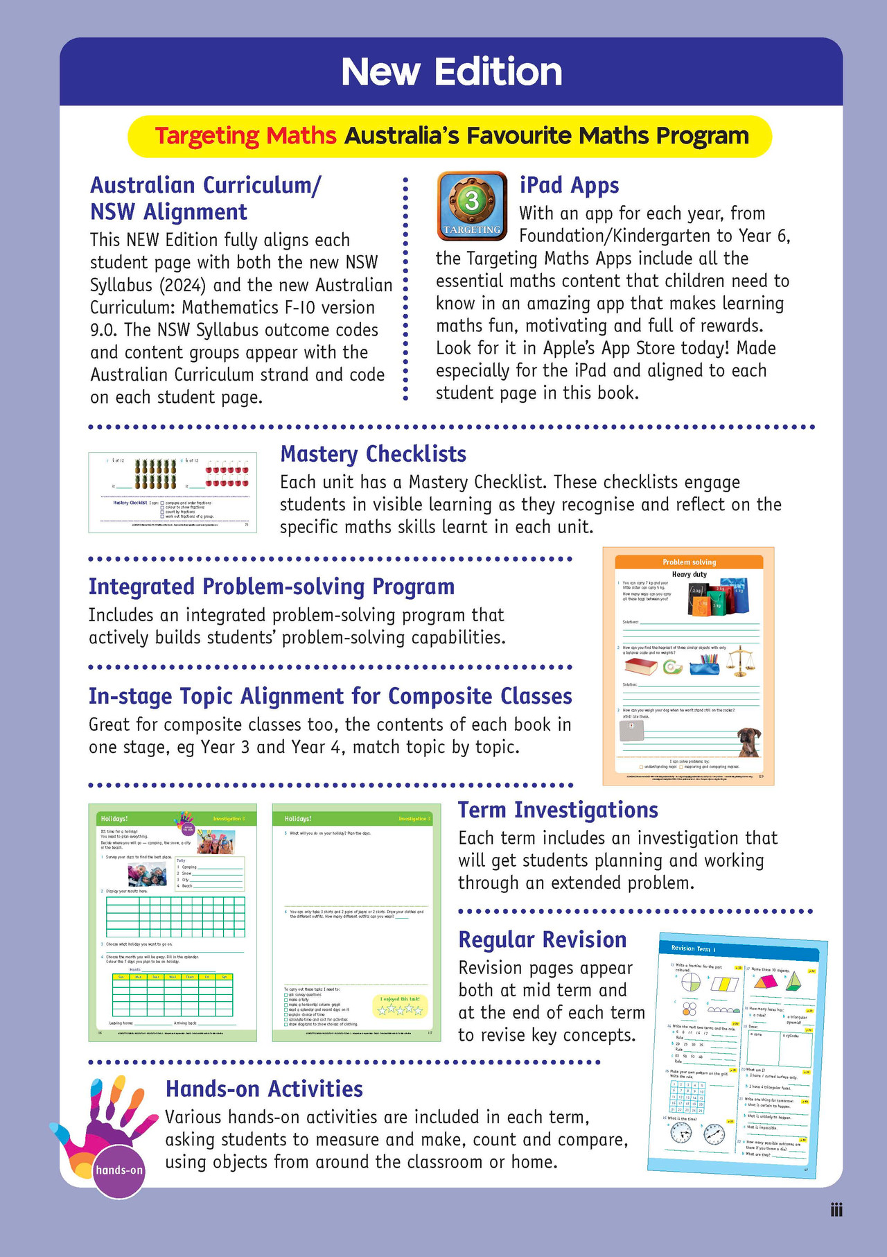 NSW Targeting Maths Year 3 2023 Curriculum Edition | Pascal Press