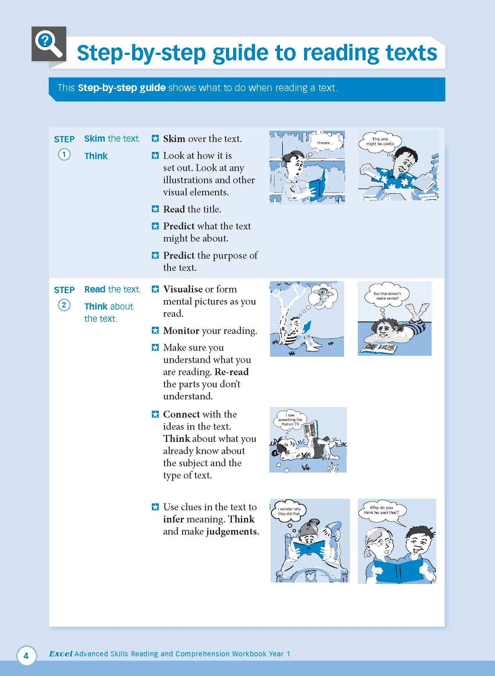 Excel Advanced Skills - Reading and Comprehension Workbook Year 1 ...