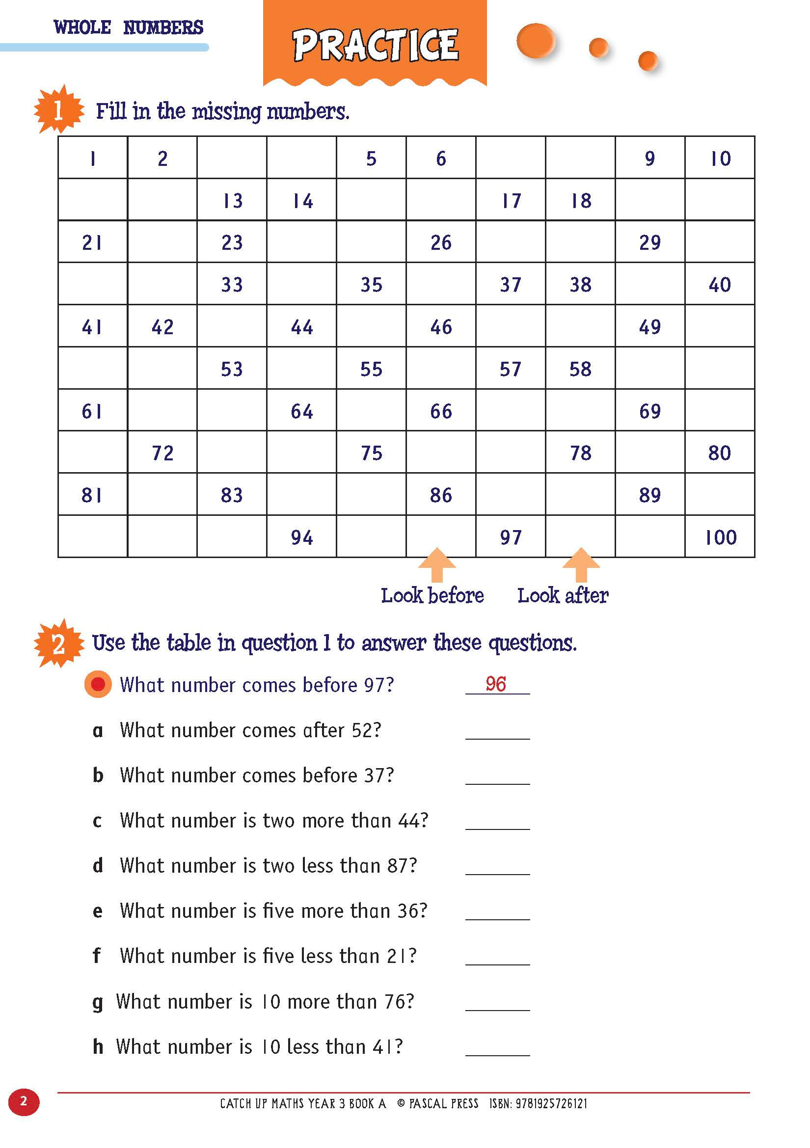 Catch-Up Maths Number & Algebra Statistics & Probability Year 3 Book A ...