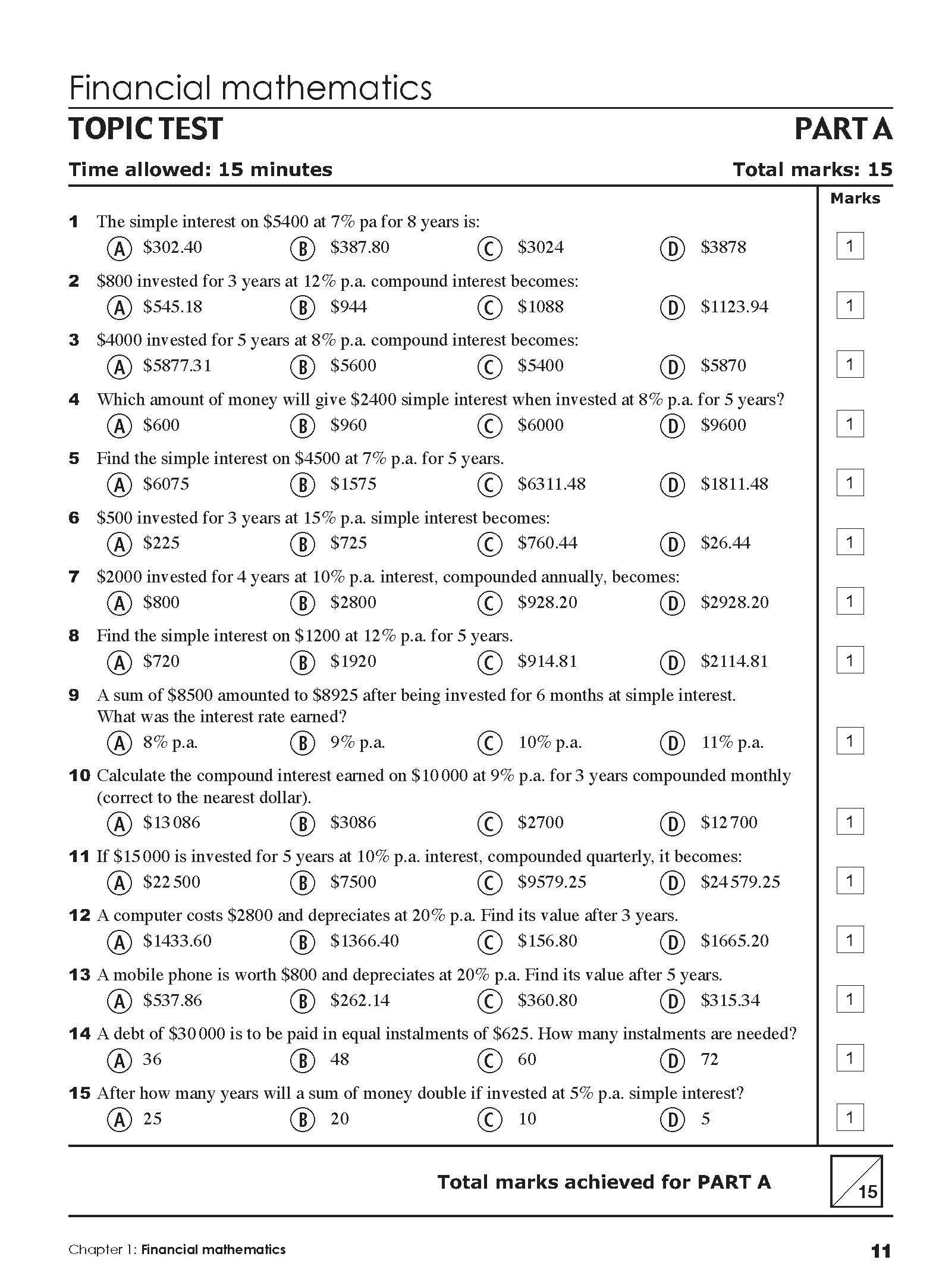 Excel Essential Skills Maths Revision and Exam Workbook 1 Year 10 ...