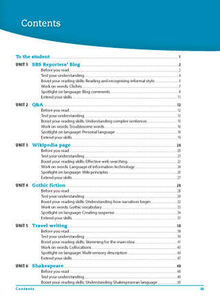 Excel Essential Skills - Reading and Vocabulary Workbook Years 9-10 ...