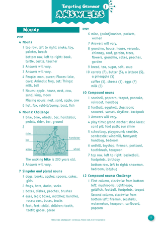 Targeting Grammar Activity Book 1 | Pascal Press
