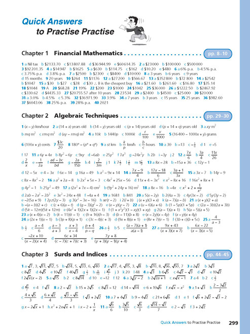 Excel Advanced Maths Study Guide Years 9-10 | Pascal Press