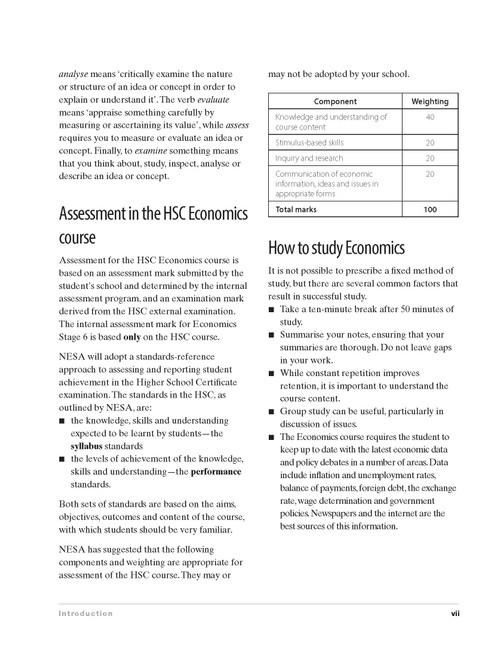 Excel HSC Economics Study Guide | Pascal Press