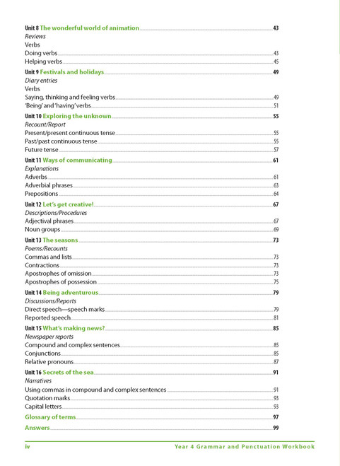 Excel Advanced Skills Grammar and Punctuation Workbook Year 4 | Pascal ...