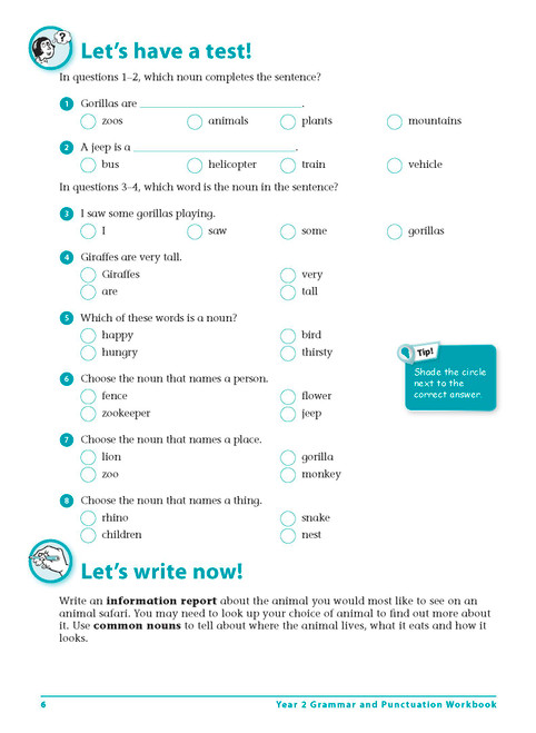 Excel Advanced Skills Grammar and Punctuation Workbook Year 2 | Pascal ...