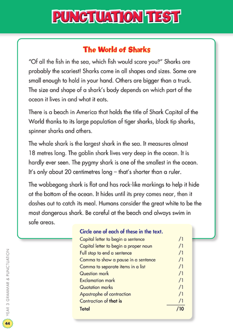 Back to Basics Grammar and Punctuation Year 3 | Pascal Press