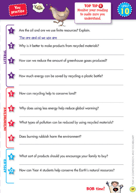 Back to Basics Comprehension and Vocabulary Year 4 | Pascal Press
