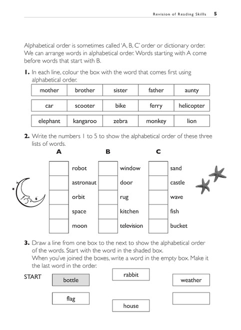 Excel Basic Skills Reading and Comprehension Years 1Ã¢â‚¬â€œ2 | Pascal ...