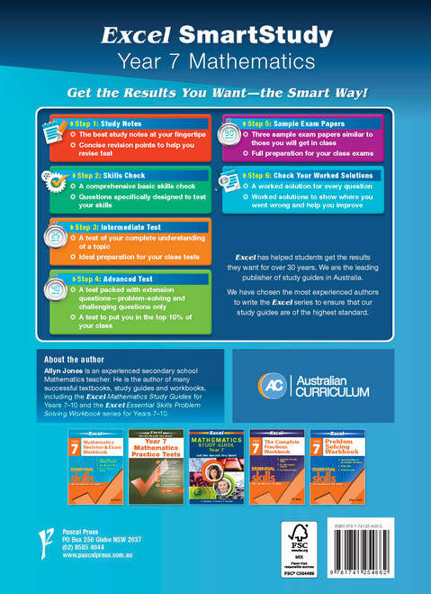 Excel SmartStudy Year 7 Mathematics