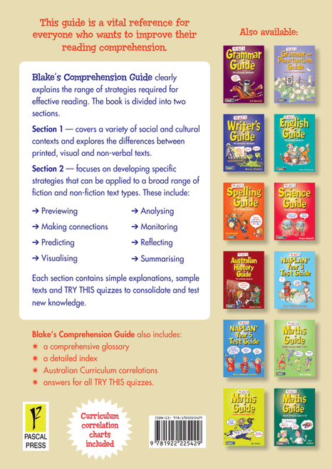Blake's Comprehension Guide | Pascal Press