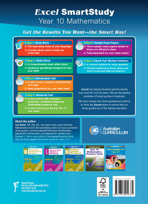 Excel SmartStudy - Mathematics Year 10 | Pascal Press