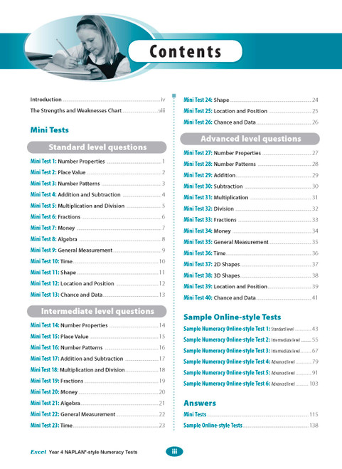 Excel - Year 4 NAPLAN*-style Numeracy Tests | Pascal Press