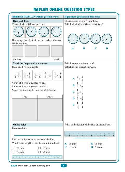 Excel - Year 4 NAPLAN*-style Numeracy Tests | Pascal Press